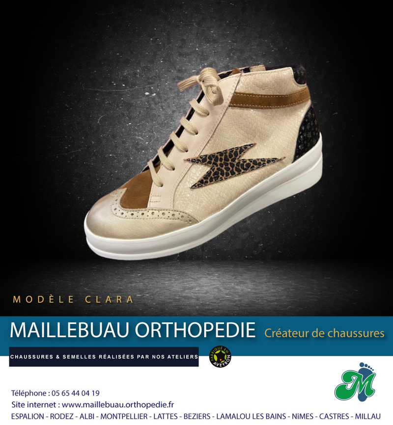 Chaussure orthopédique sur mesure à Rodez • Maillebuau Orthopédie